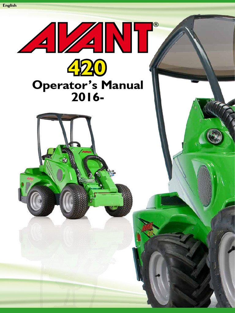 Avant-420 Manual Operación | PDF | Personal Protective Equipment ...