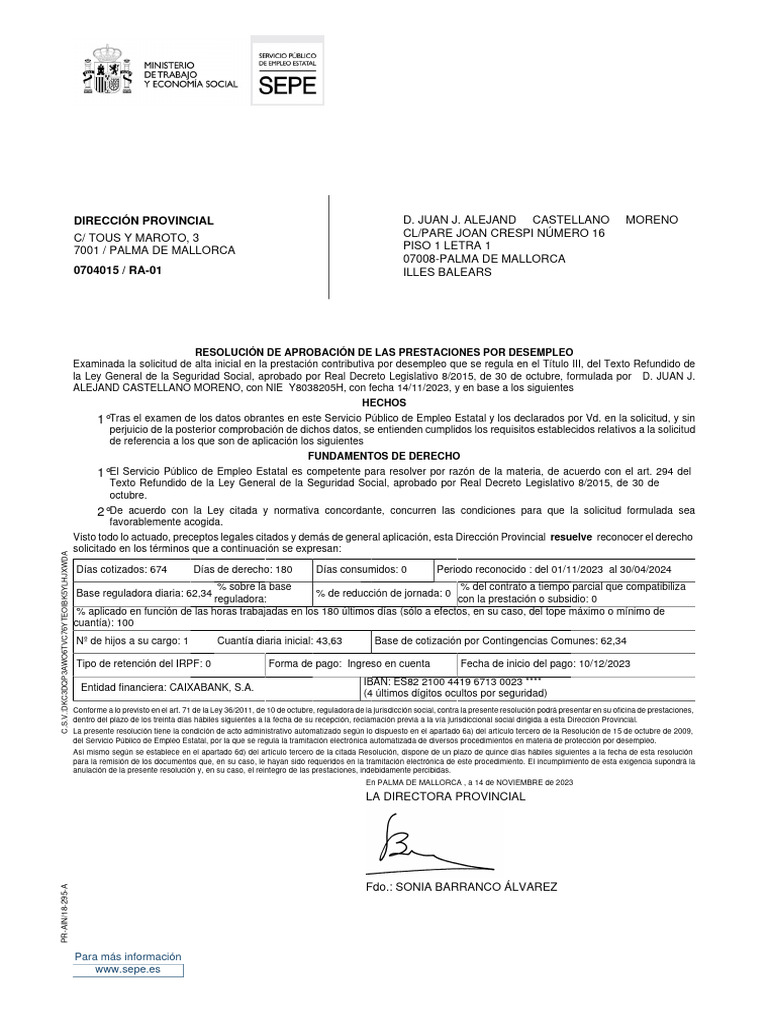 Resolicion Paro Juan Jose Alejandro Castellanos | PDF | Gobierno | Justicia