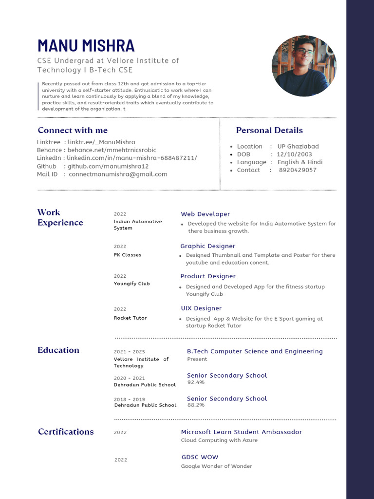 Manu Mishra Resume | PDF | Computing | Software Manu Mishra Resume | PDF | Computing | Software