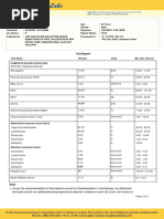 Typhoid Widal Test Report Summary | PDF | White Blood Cell | Medical Tests