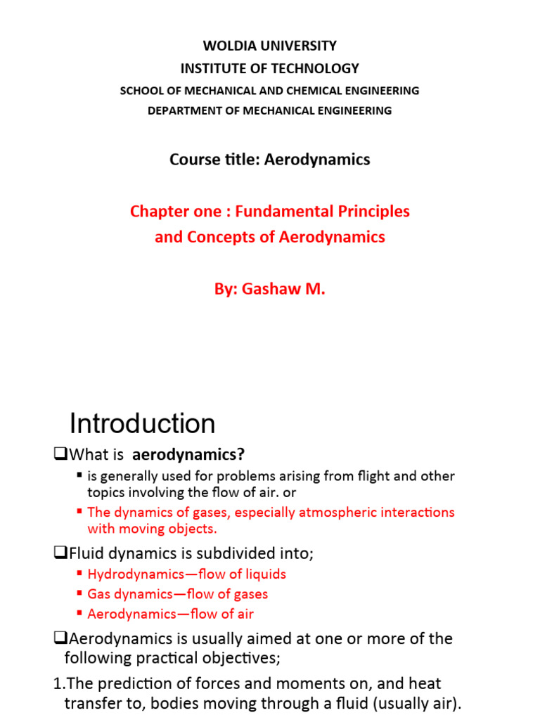 Fundamentals of Aerodynamics Explained | PDF | Aerodynamics ...