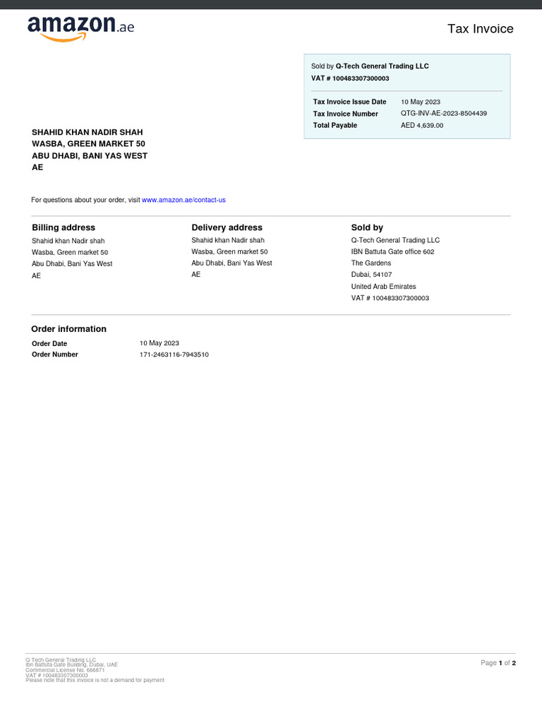 Invoice | PDF | Value Added Tax | Invoice