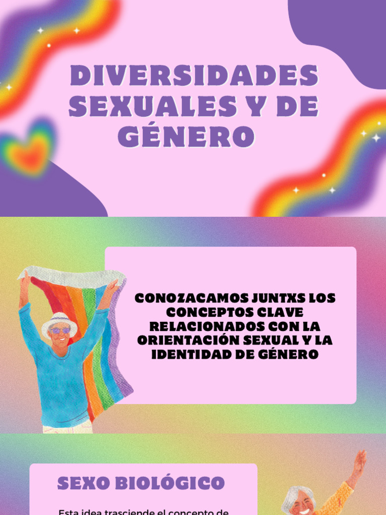 Presentación Diversidad Sexual y de Género | PDF | Identidad de género | Estudios LGBTQIA+