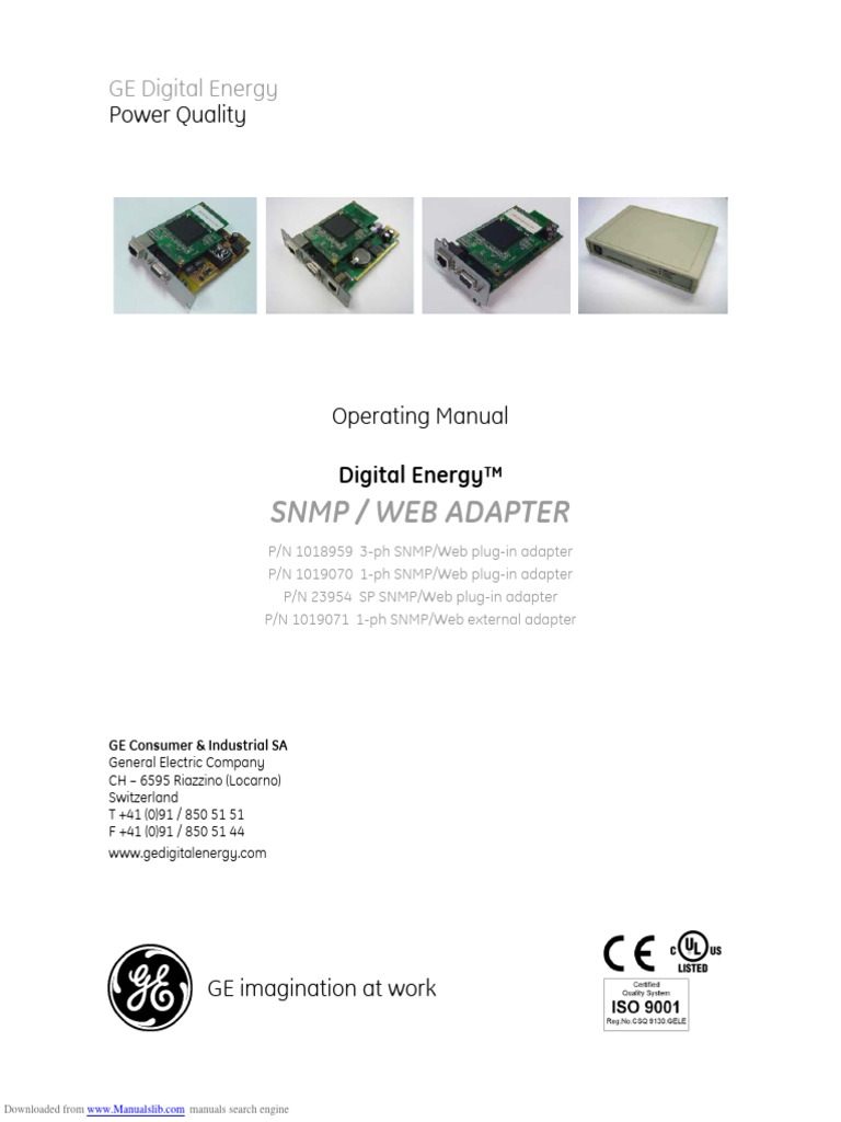 Snmp Web Adapter Power Quality Pdf Secure Shell Command Line Interface 