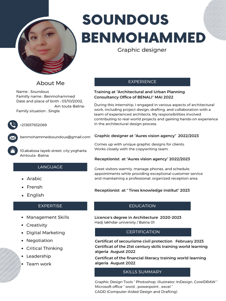 White and Beige Minimalist Graphic Designer Professional CV Resume | PDF | Graphic Design | Learning