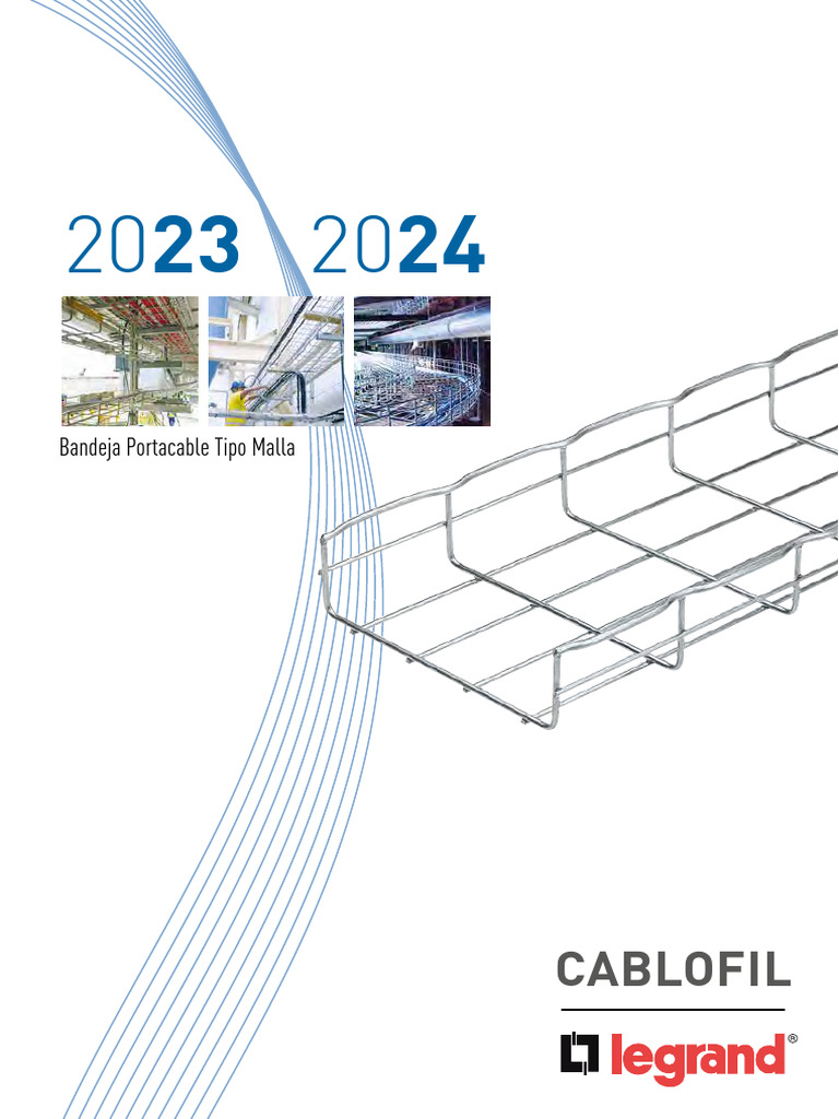 Catalogo Bandeja Portacable Tipo Malla Cablofil | PDF | Corrosión | Zinc