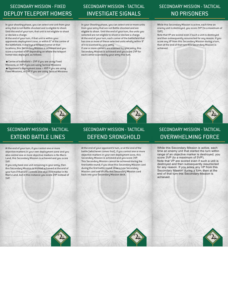 Leviathan Mission Pack-19-20 | PDF | Military