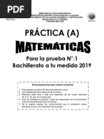 Practica Matematicas BXM 2025 | PDF | Tangente | Geometría Elemental