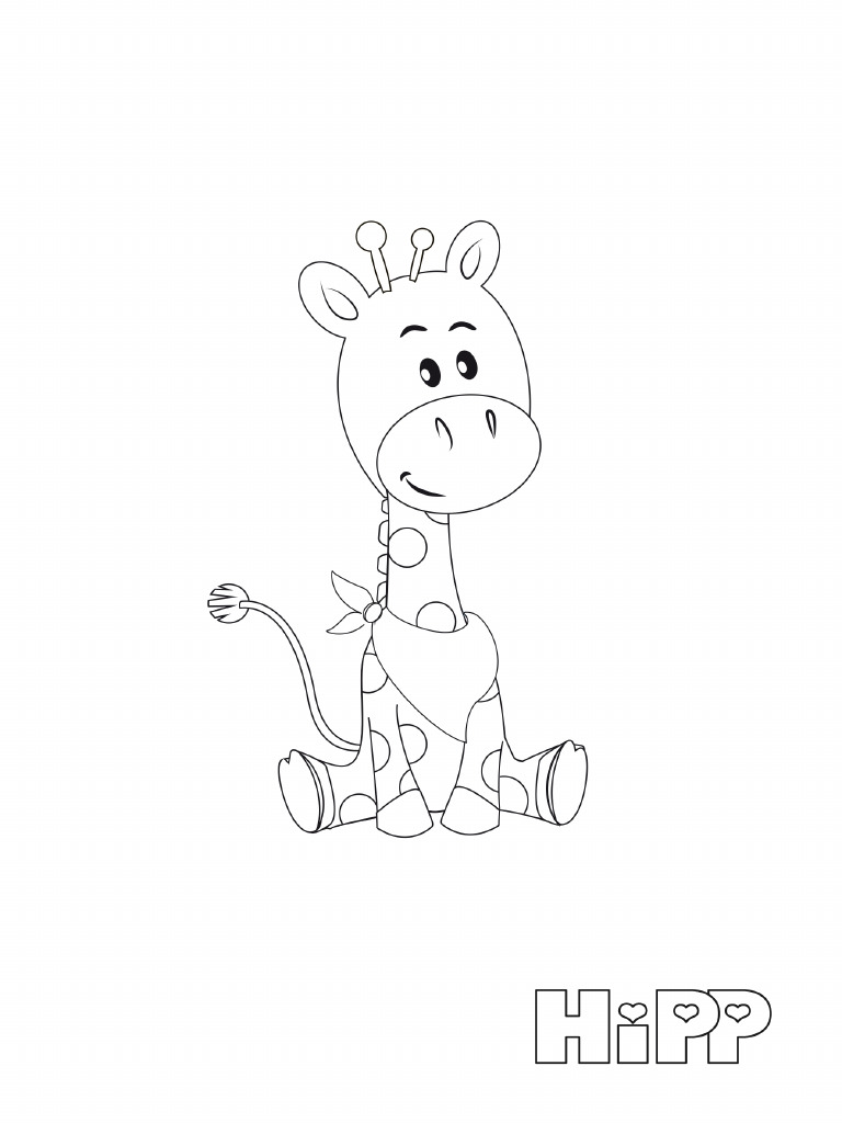 HiPP Coloring Friends Giraffe | PDF