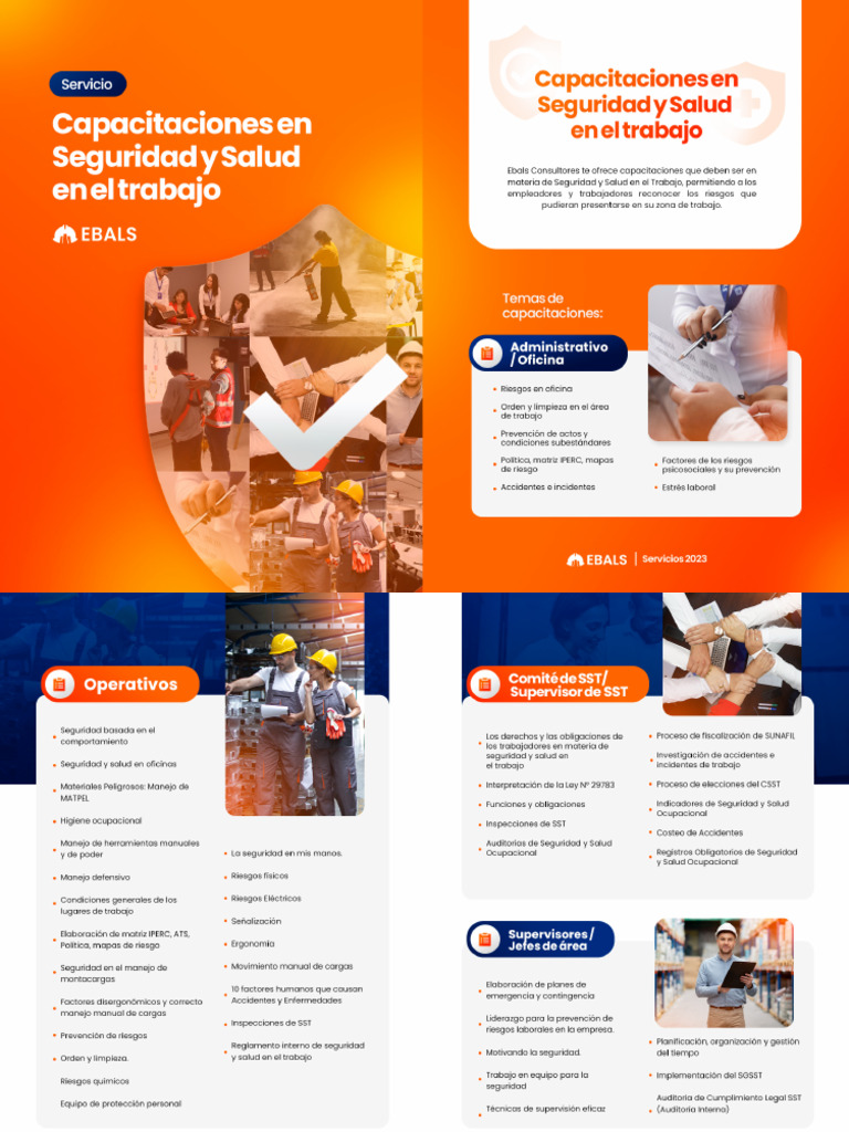 Brochure Capacitaciones | PDF