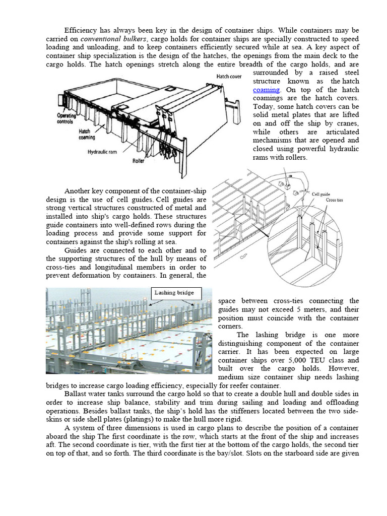 Container Ship Design | PDF | Ships | Transport