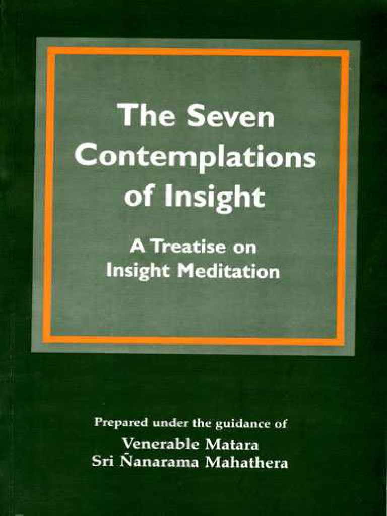 Seven Contemplations of Insight | PDF | Buddhist Meditation | Knowledge