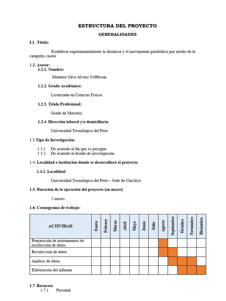 La Catapulta Proyecto Avance 2 | PDF | Aceleración | Gravedad