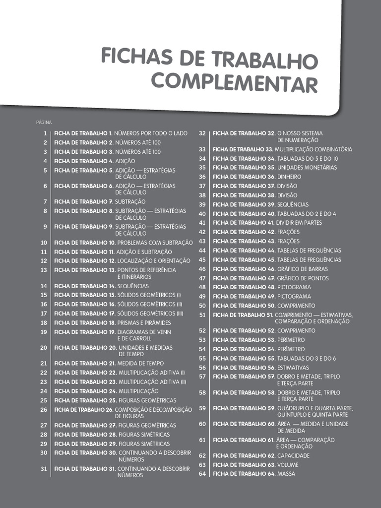 Fichas Trabalho Complementar | PDF | Simetria | Vértice (Geometria)
