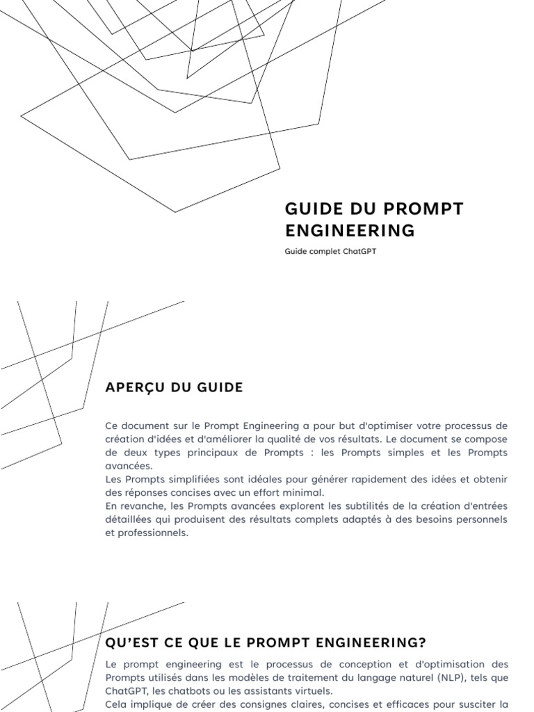 Guide Pratique du Prompt Engineering | PDF | Repas | Intelligence ...
