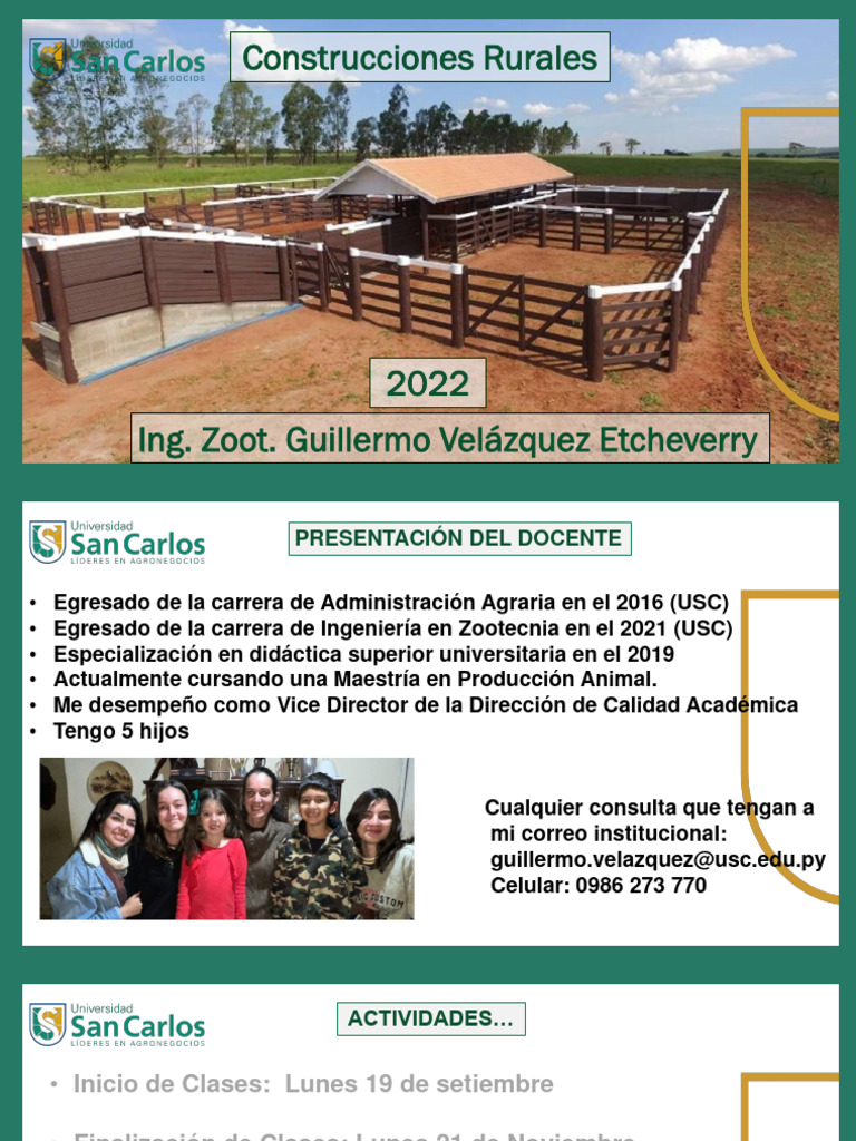 Clase 1 - Lunes - Construcciones Rurales | PDF | Ventilación ...