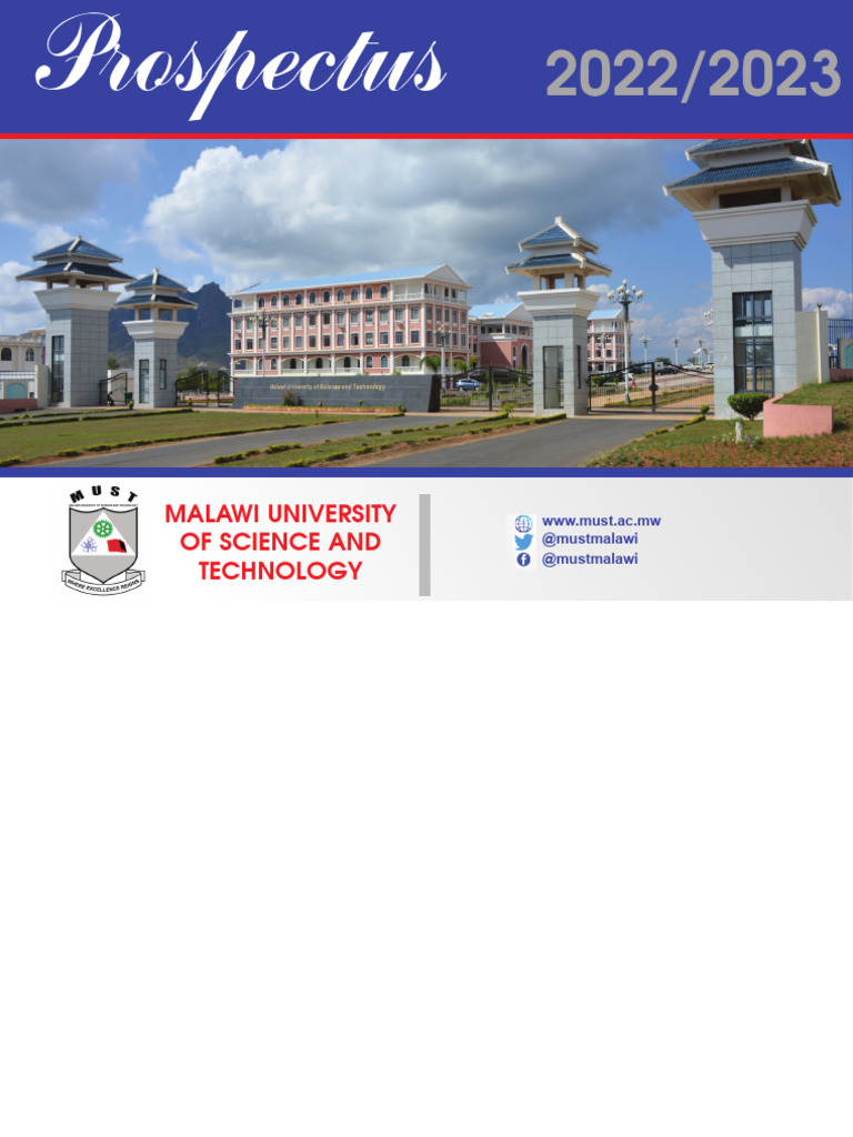 Must Prospectus 2022 | PDF | Entrepreneurship | Doctor Of Philosophy