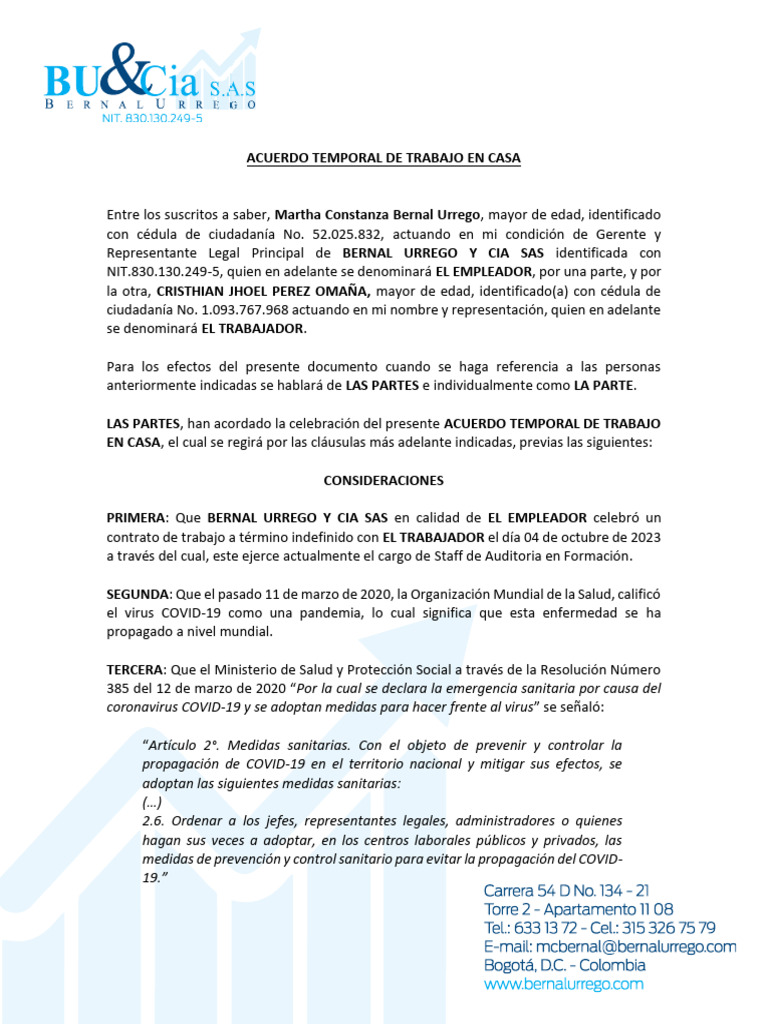 Acuerdo Trabajo en Casa 2023 | Descargar gratis PDF | Derecho laboral ... Acuerdo Trabajo en Casa 2023 | Descargar gratis PDF | Derecho laboral ...