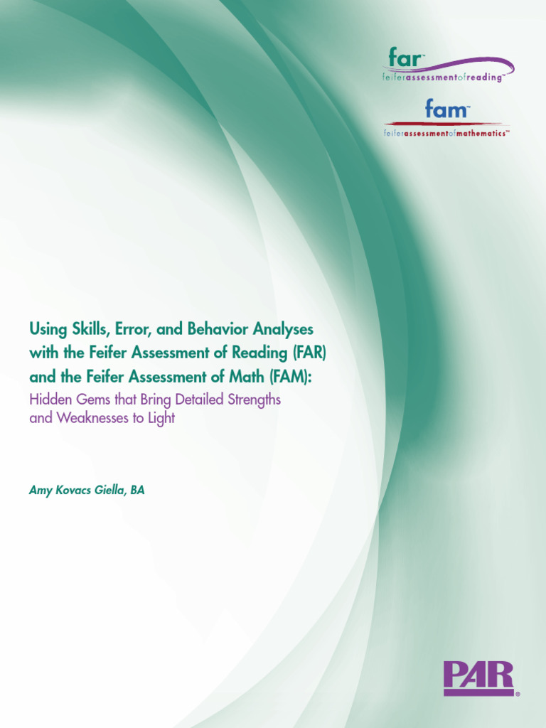 Insights from the Feifer Assessment | PDF | Word | Reading Comprehension