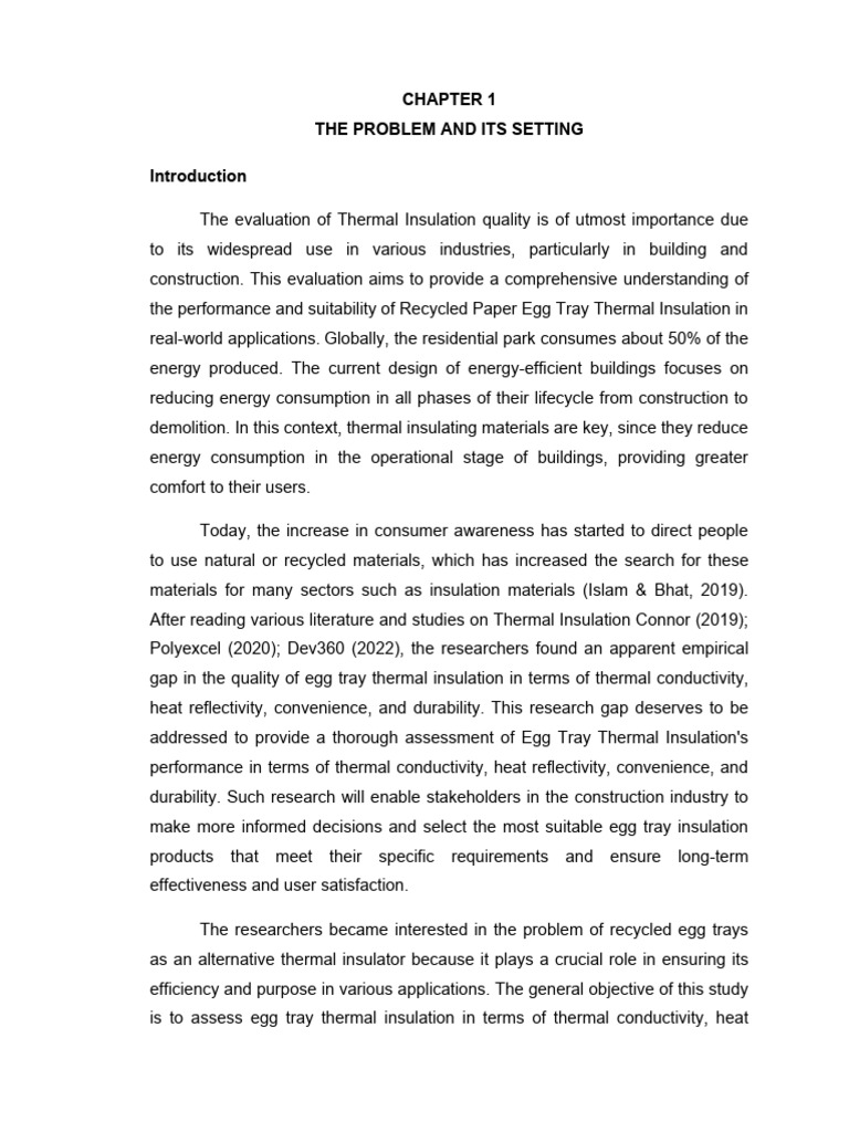 Chapter 1 | PDF | Building Insulation | Thermal Insulation