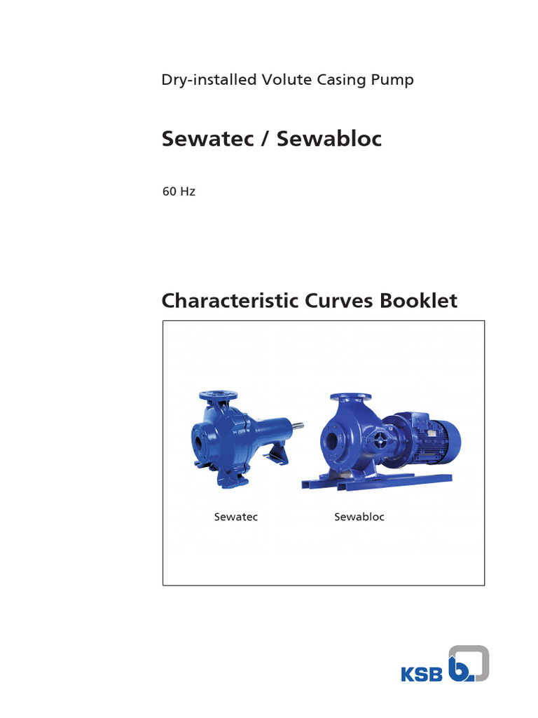 Sewatec - Sewabloc | PDF | Pump | Liquids