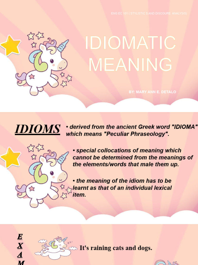 Idioms Explained for Language Learners | PDF | Idiom | Linguistic ...
