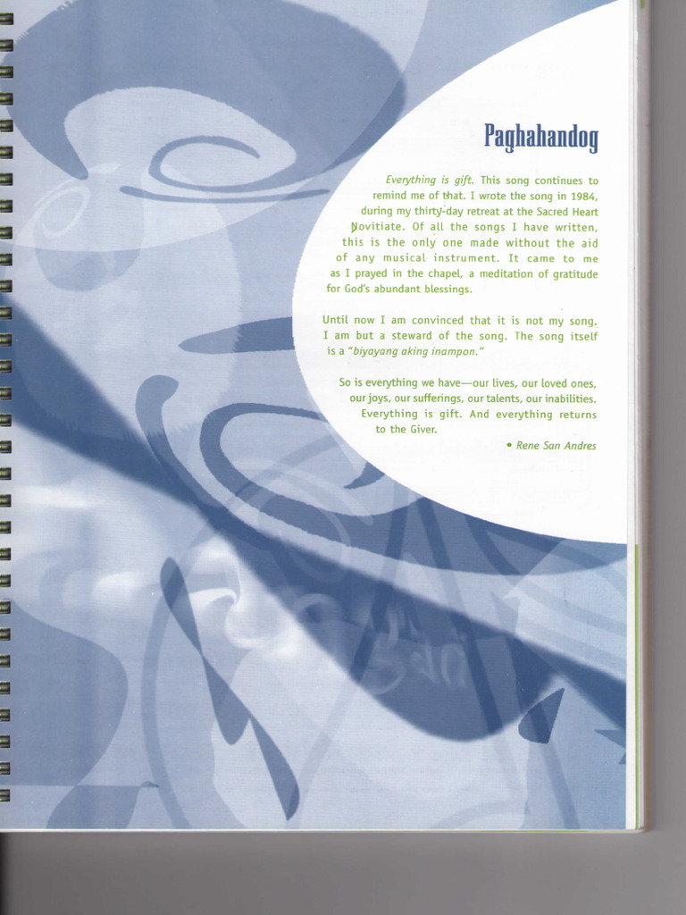 Hangad-Paghahandog (A Capella) | PDF