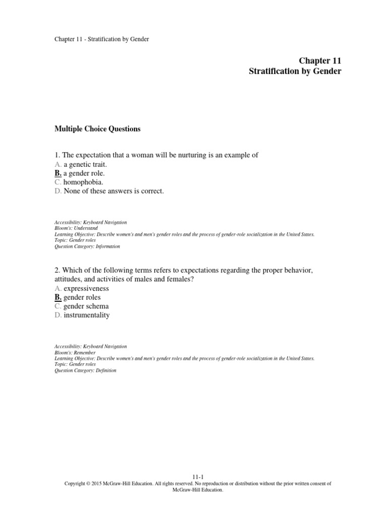 Sociology A Brief Introduction 11th Edition Schaefer Test Bank | PDF ...