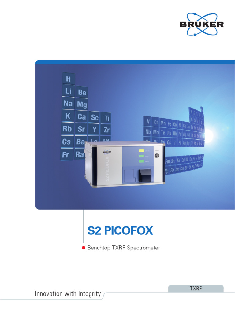 s2 Picofox Brochure en Bruker | PDF | Physical Sciences | Spectroscopy