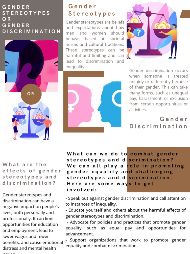 Brown Minimalist Interior Brochure | PDF | Discrimination | Gender Equality