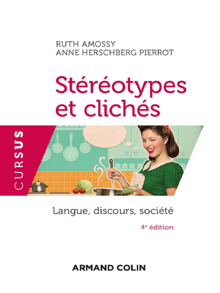 ST R Otypes Et Clich S Langue Discours Soci T e D Epub 3 | PDF ...