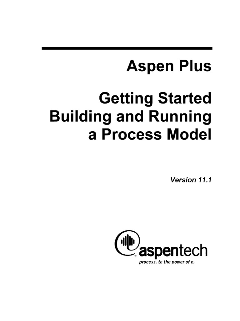 Aspen Manual v11.1 | PDF | Menu (Computing) | Technical Support