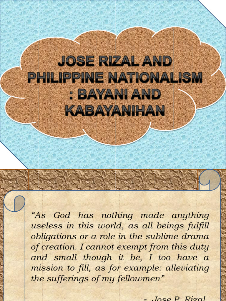Ge 9 Jose Rizal and Philippine Nationalism Bayani and | PDF | Philippines