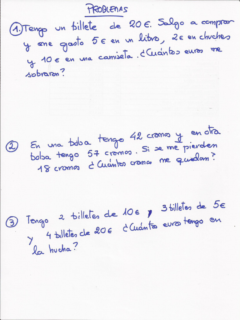 Tema 3 Mate Repaso Problemas 4 | PDF