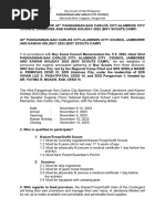 BSP Activity Proposal - Encampment (2025) | PDF | Scouting