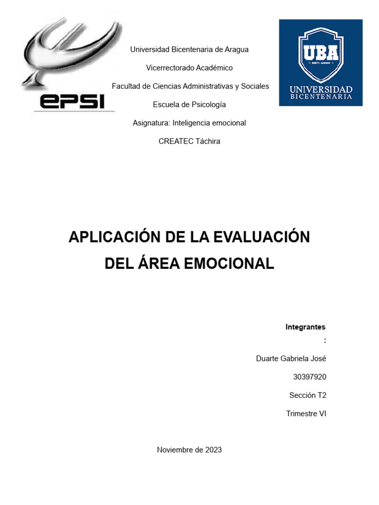 III. Caso Práctico. Inteligencia Emocional | PDF | Las emociones | Inteligencia emocional