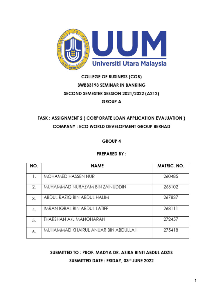 Group 4 Assignment 2 Seminar in Banking | PDF | Leverage (Finance) | Risk Management