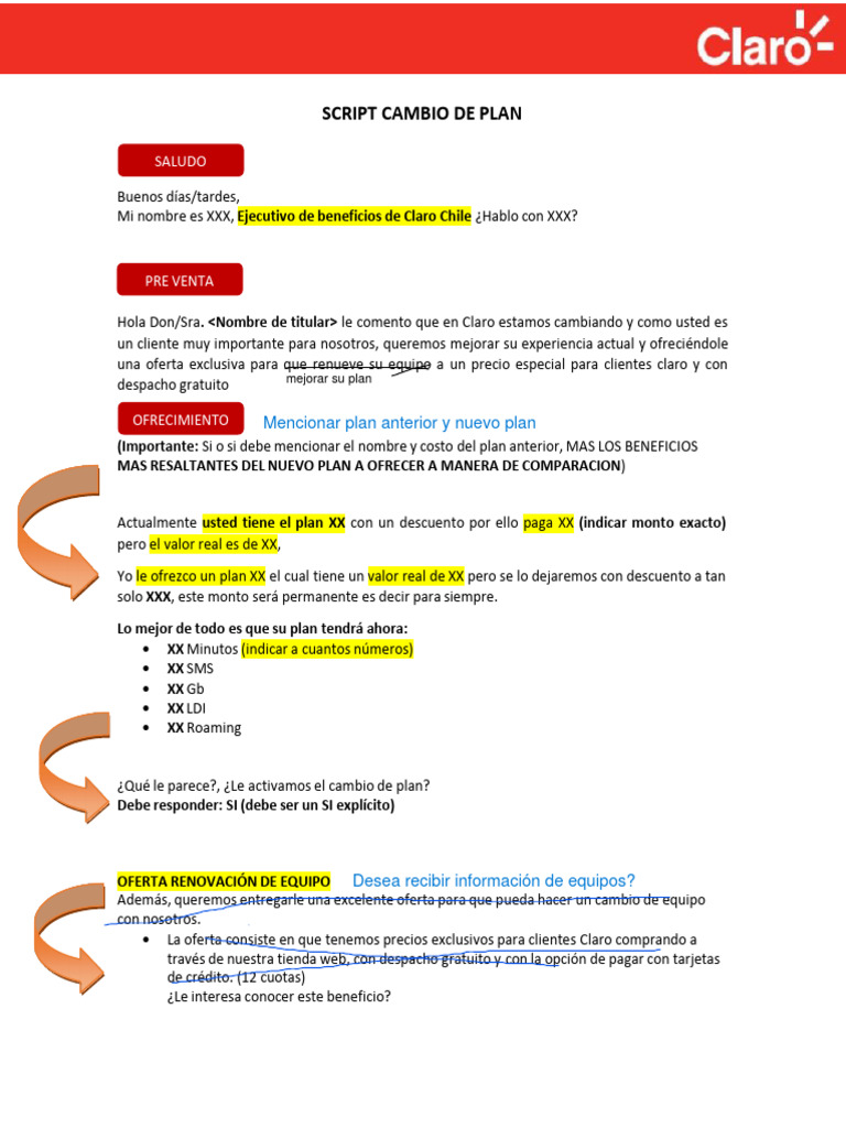 Speech Claro y Contrato | PDF