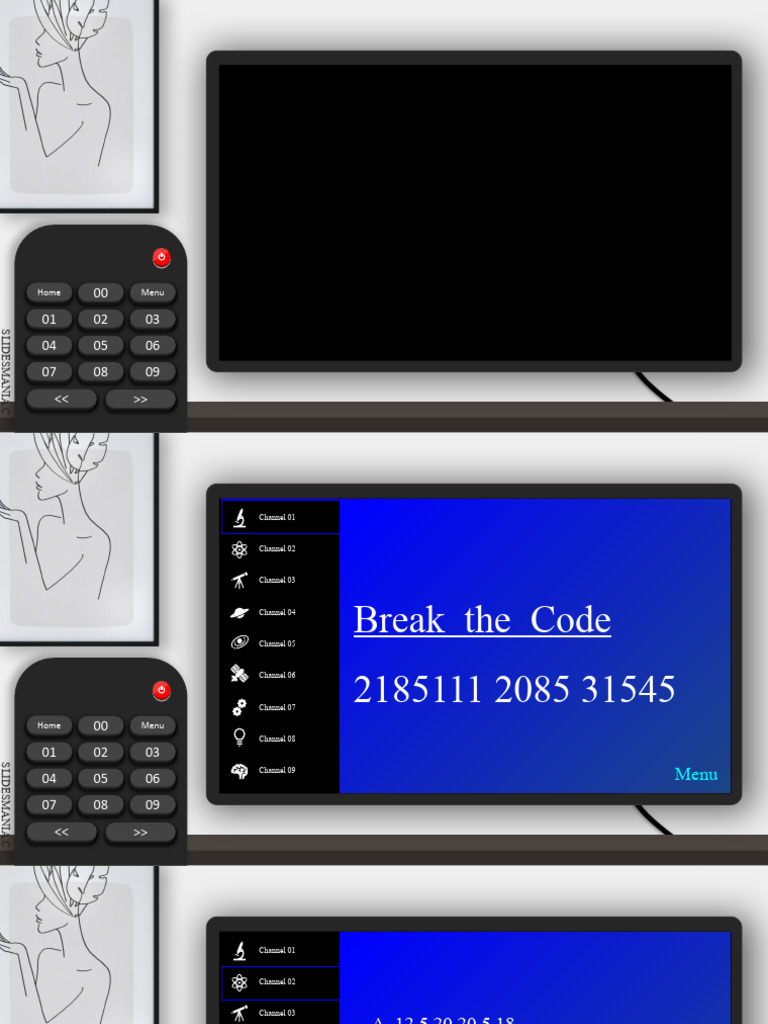 TV Choice Board SlidesMania | PDF | Communication | Human Communication