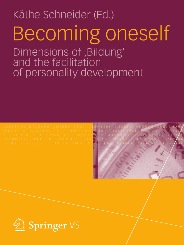 Becoming Oneself | PDF | Experience | Concept
