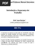 Cálculo do IBUTG: Fórmulas e Exemplos | PDF | Umidade | Termômetro