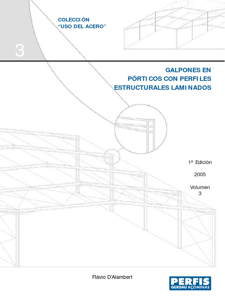 Galpones en Porticos Con Perfiles Estruc | PDF | Acero | Granero