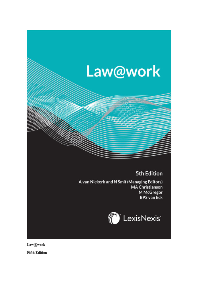 Labour Law Textbook | PDF | Labour Law | Employment