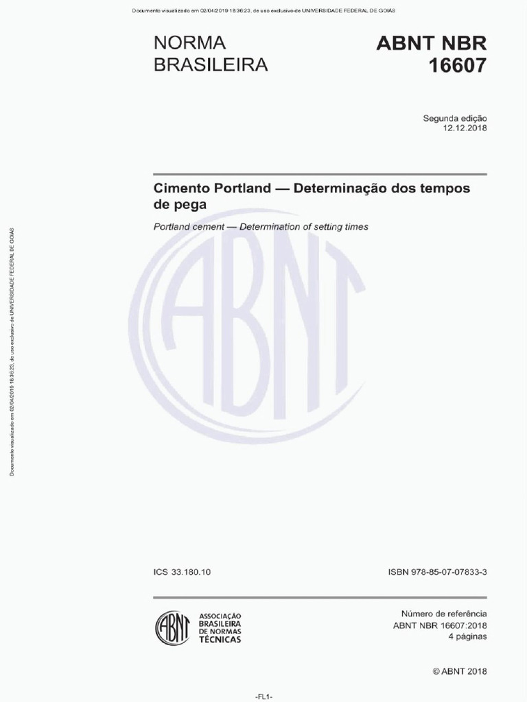 NBR 16607 2018 | PDF