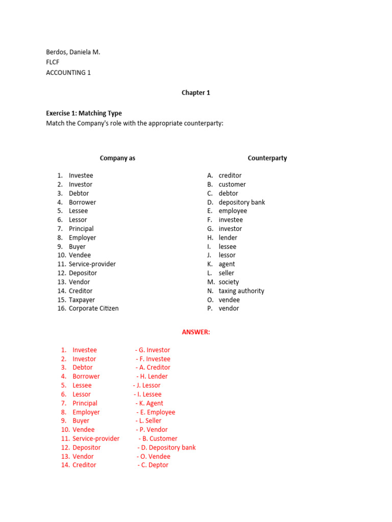 Exercises | PDF | Equity (Finance) | Cash