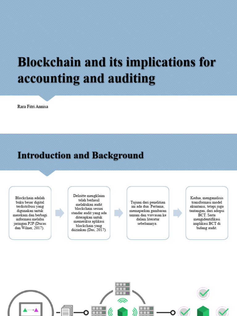 Implikasi Blockchain untuk Akuntansi dan Audit | PDF
