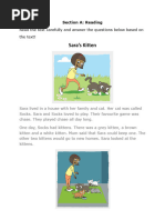 KS1 Reading Paper 2024: Practice Test | PDF | License | Copyright