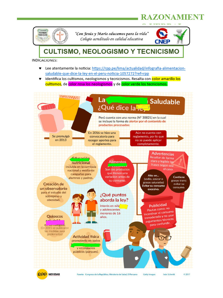 Aplicamos El Cultismo, Neologismo y Tecnicismo - Gabriela Vela | PDF ...