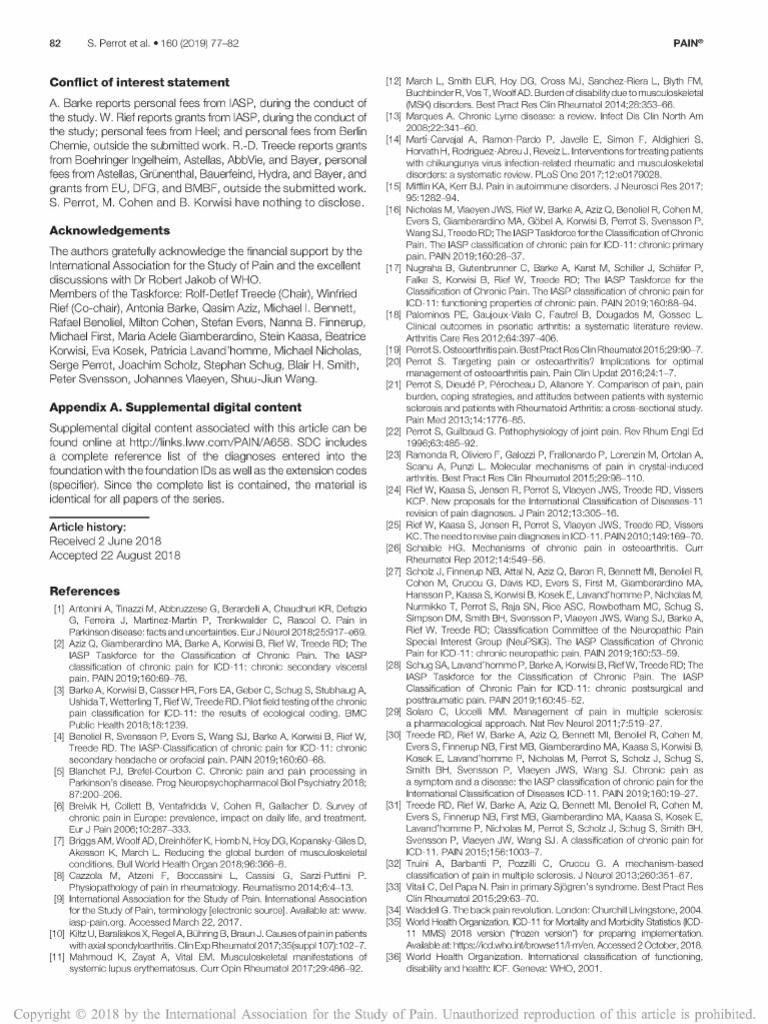 The - IASP - Classification - of - Chronic - Pain - For.10 - 0006 | PDF