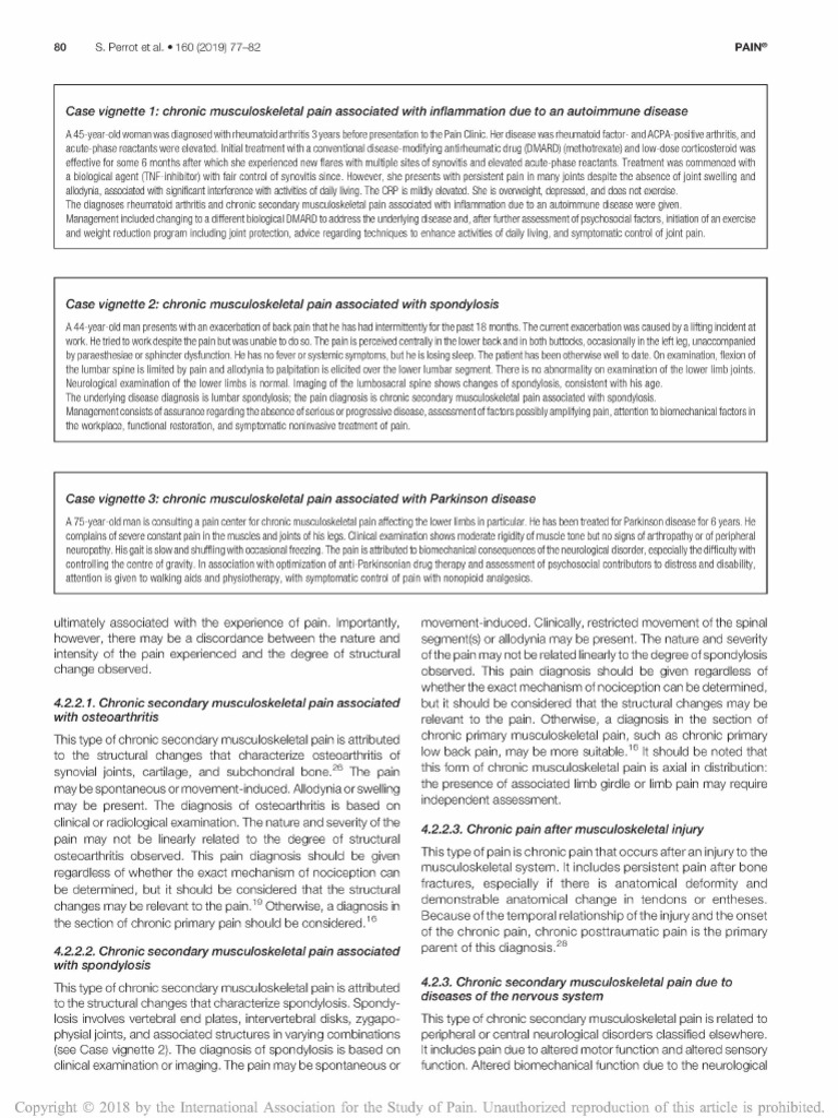 The - IASP - Classification - of - Chronic - Pain - For.10 - 0004 | PDF